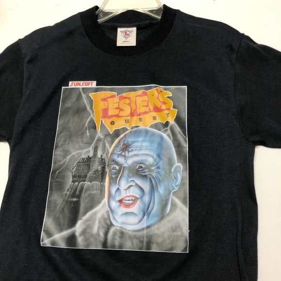 Shirts & Tops | Vintage Uncle Fester Addams Family Shirt Boy Small ...